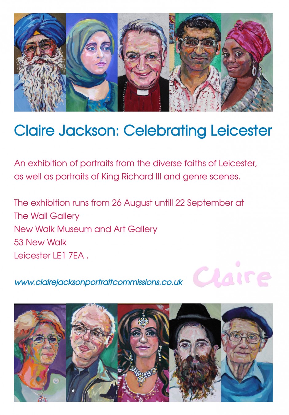 Claire Jackson exhibition at the New Walk Museum - Jackson's Art Blog