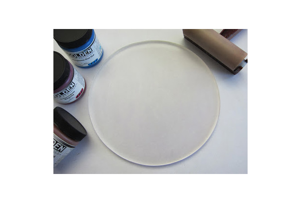 Printing with the Round Gelli Arts Plate - Jackson's Art Blog