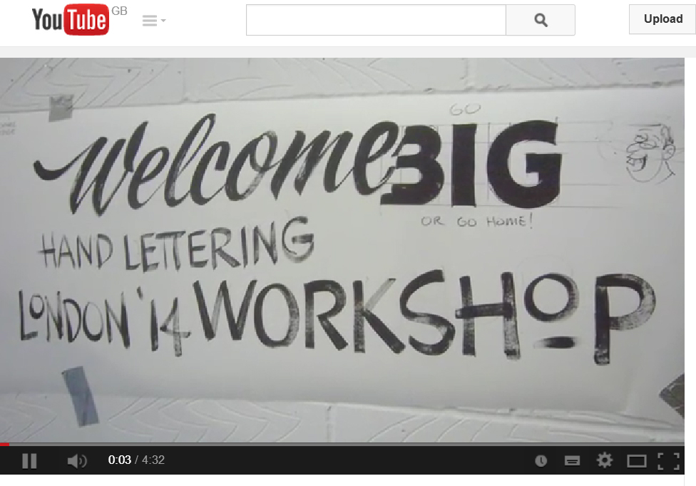 Signwriting Workshop video Jackson's Art Blog