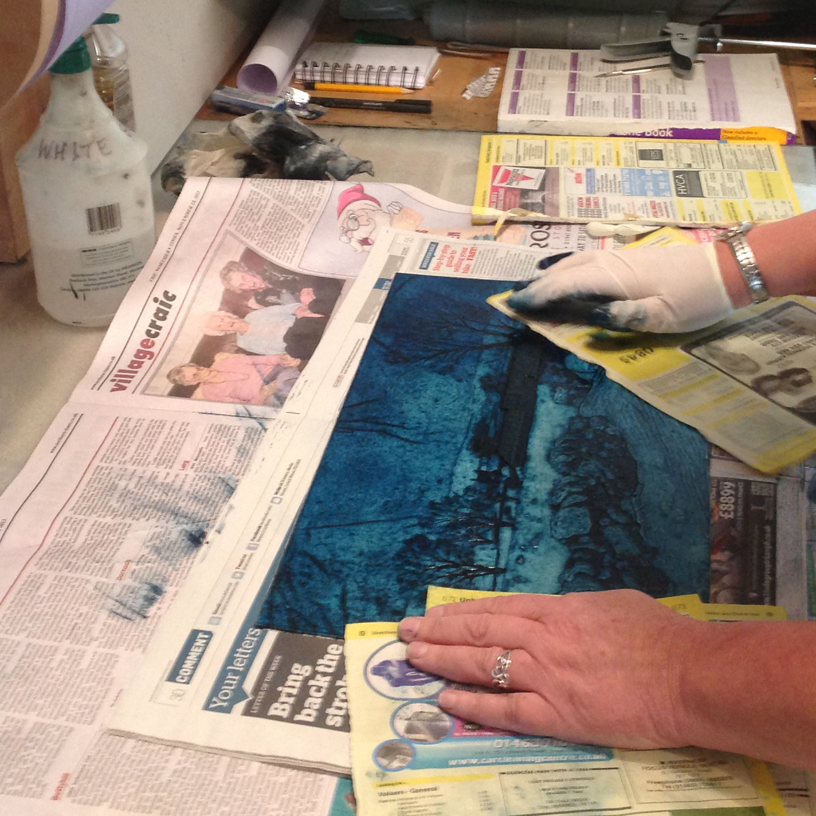 Collagraph Print Making -Jackson's Art Blog