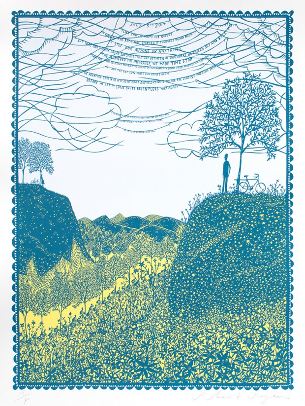 The Making of a Rob Ryan Screen Print - Jackson's Art Blog