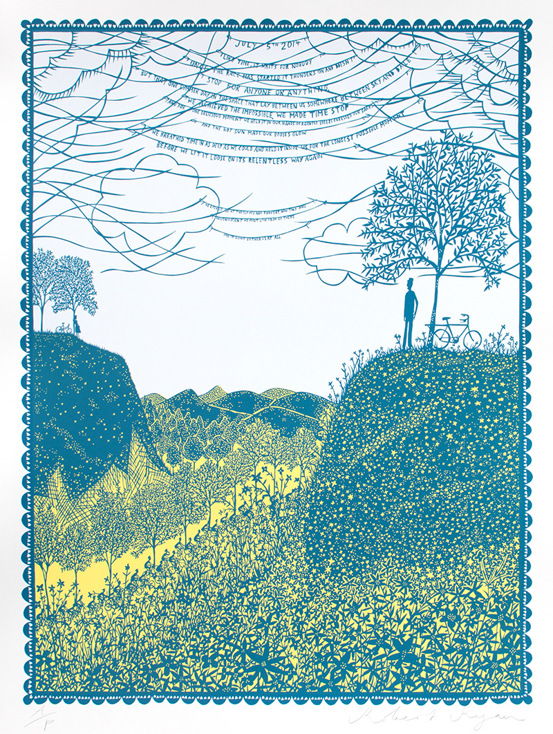 The Making of a Rob Ryan Screen Print - Jackson's Art Blog
