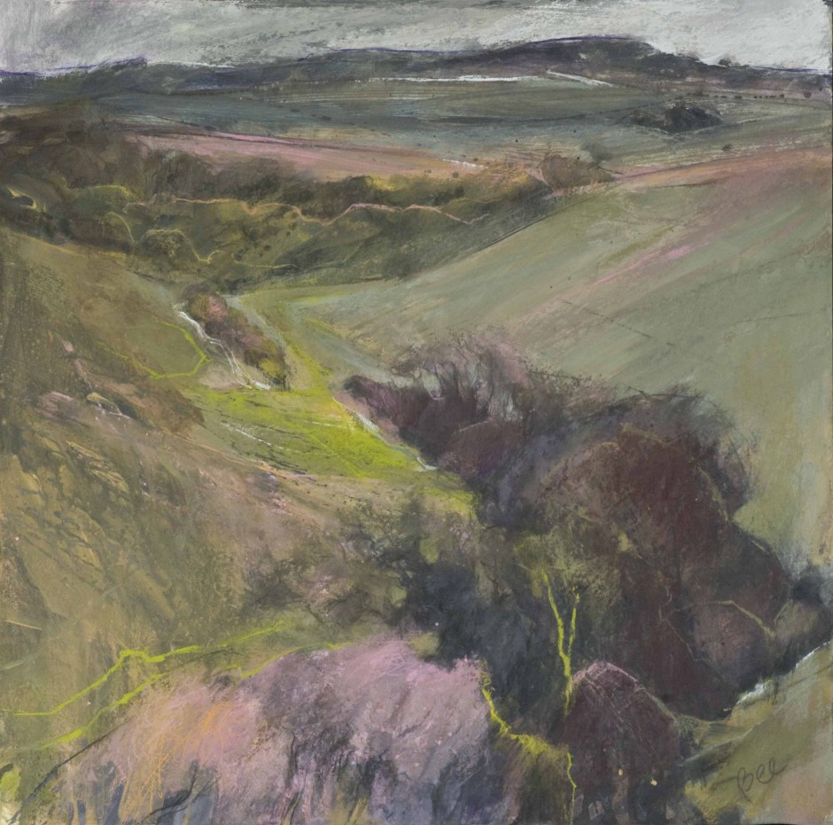 Pastels Came Out of the Blue, Says Sarah Bee PS - Jackson's Art Blog