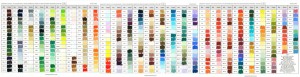 Unison Hand Painted Colour Chart - Jackson's Art Blog