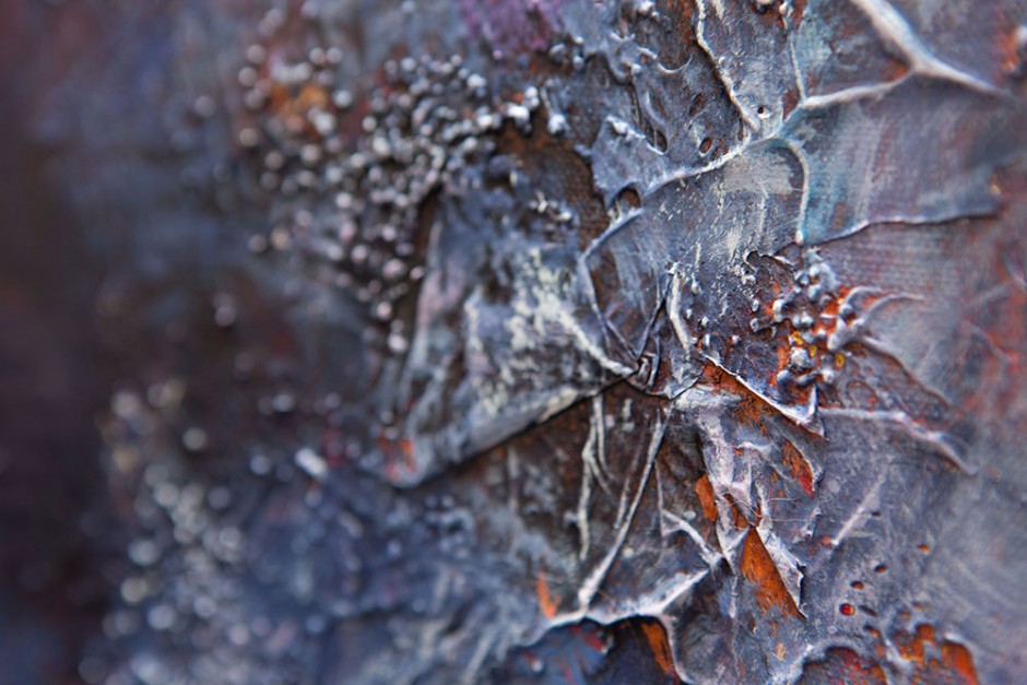 Improving a Textured Acrylic Painting by Changing Colours - Jackson's ...