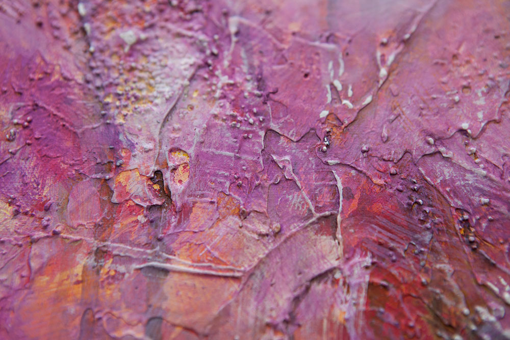 Improving a Textured Acrylic Painting by Changing Colours - Jackson's ...