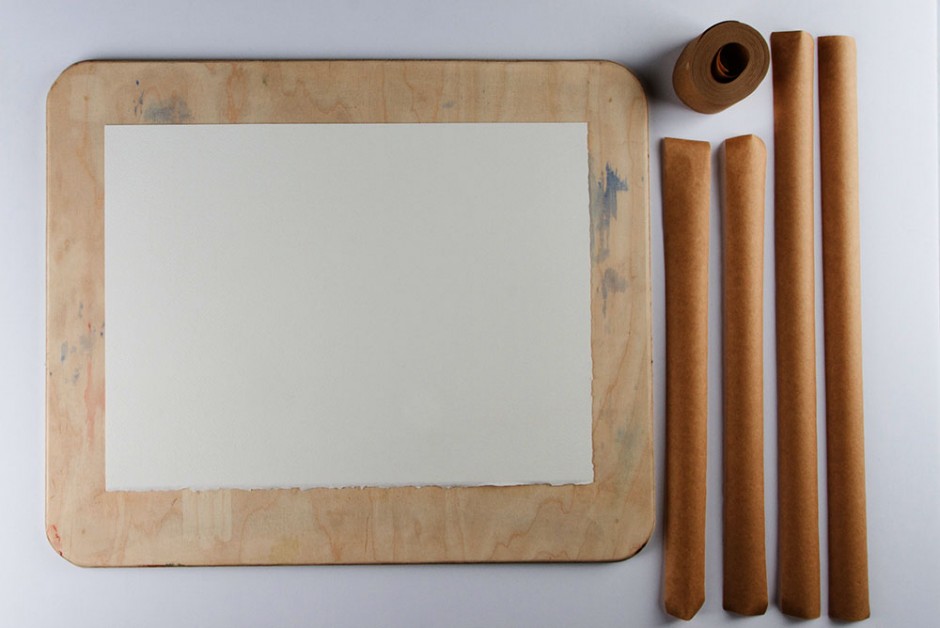 Stretching Watercolour Paper for a Better Painting Experience - Jackson ...