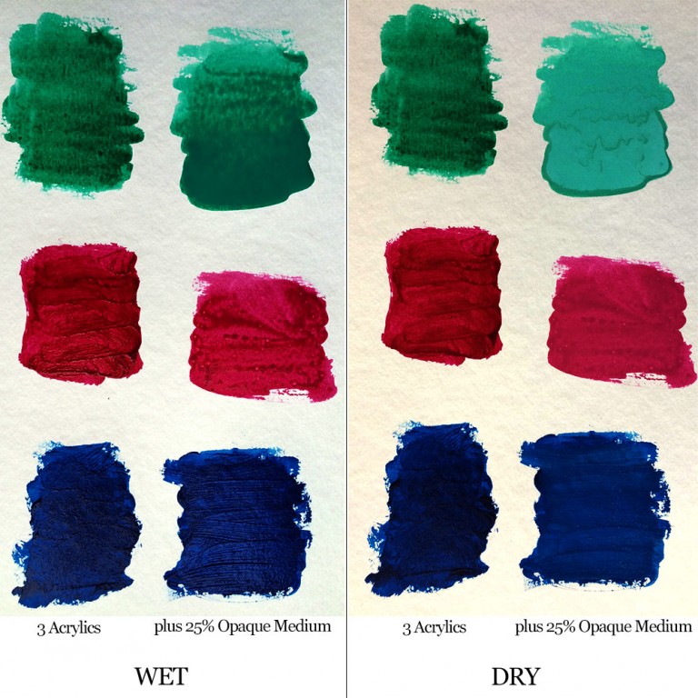 Adding Opacity to Acrylic Colours - Jackson's Art Blog