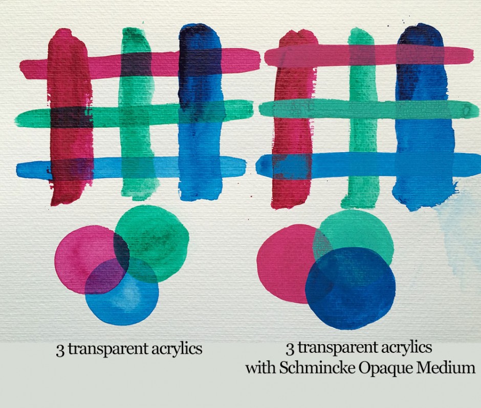 Adding Opacity to Acrylic Colours - Jackson's Art Blog