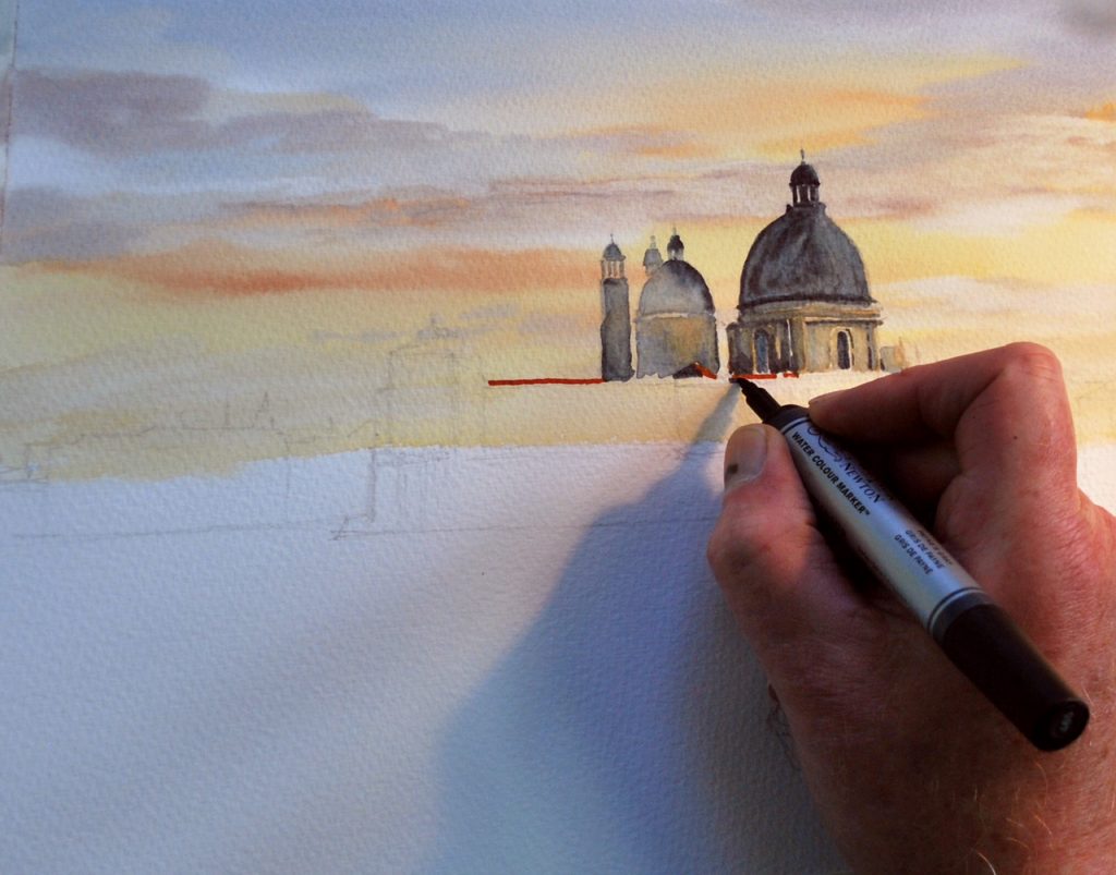 Using Watercolour Sticks and Markers with Watercolours - Jackson's Art Blog