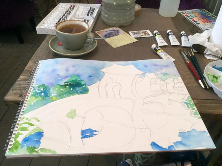 Amanda Hamilton Experiments With ShinHan Pass Watercolour & Gouache ...