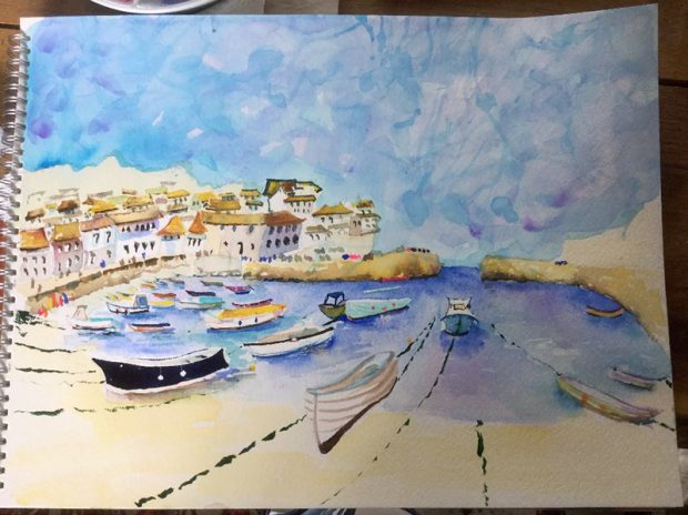 Amanda Hamilton Experiments With ShinHan Pass Watercolour & Gouache ...