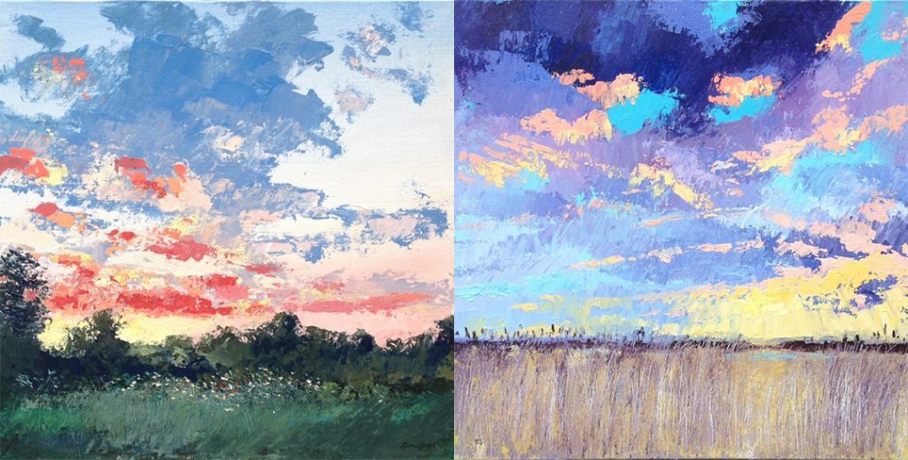 Jamie Sugg: Fenland Skies in Acrylics - Jackson's Art Blog
