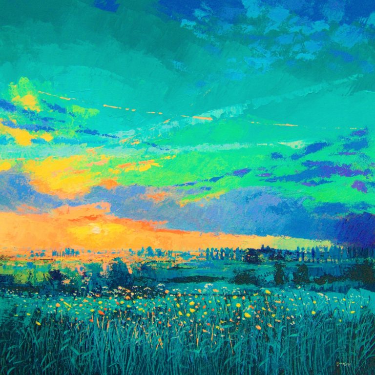 Jamie Sugg: Fenland Skies in Acrylics - Jackson's Art Blog