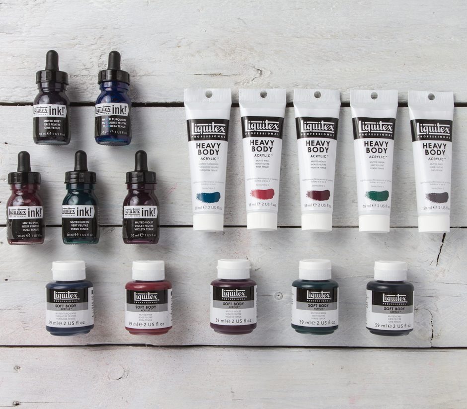 Liquitex Acrylics Special Release Muted Collection - Jackson's Art Blog