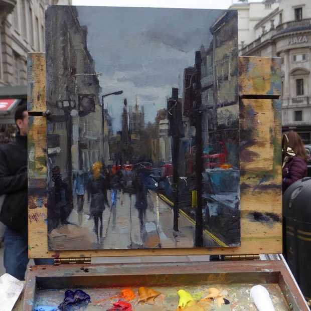 Plein Air Painter Roy Connelly: Paintings In Situ - Jackson's Art Blog