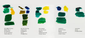 Mixing Greens in Two Steps - Jackson's Art Blog