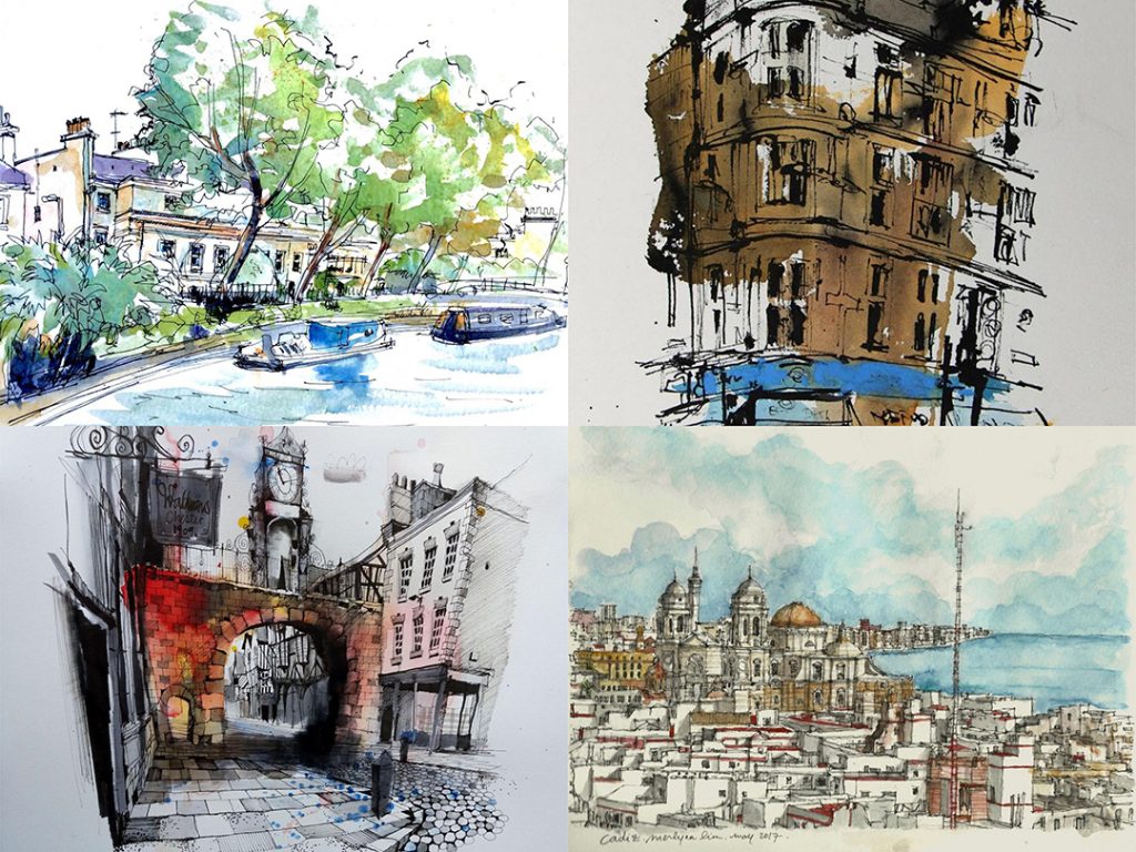 Urban Sketching Competition Winners Announced - Jackson's Art Blog