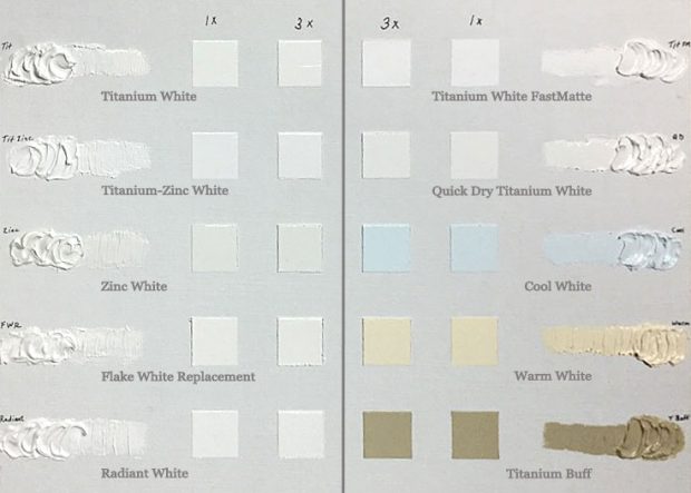 Gamblin Oil Colour: Choosing From Their Many Whites - Jackson's Art Blog