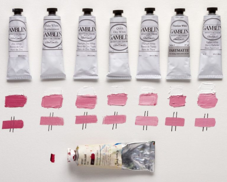 Gamblin Oil Colour: Choosing From Their Many Whites - Jackson's Art Blog