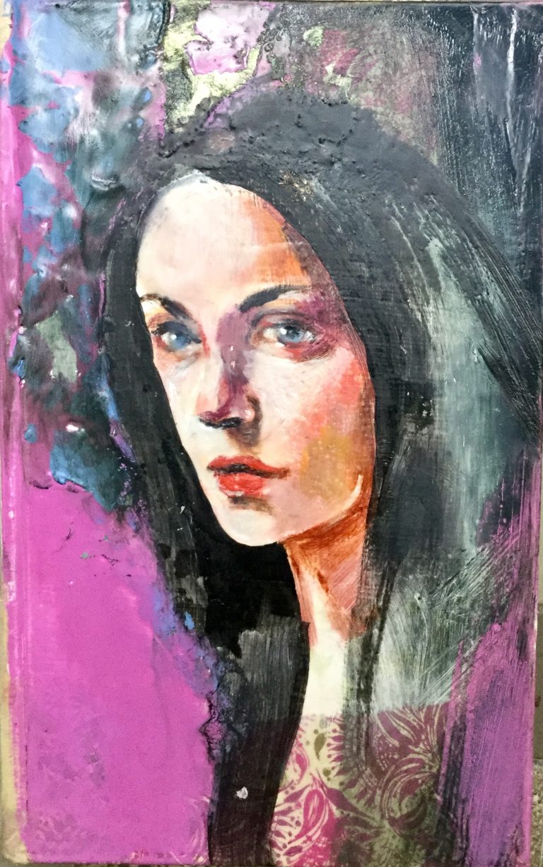 Lora Murphy: Encaustic and Sinopia Casein Gesso - Jackson's Art Blog