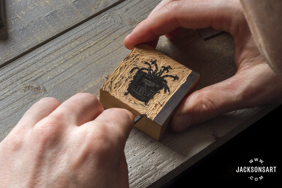 Making Handmade Cards with Wood Engraving - Jackson's Art Blog