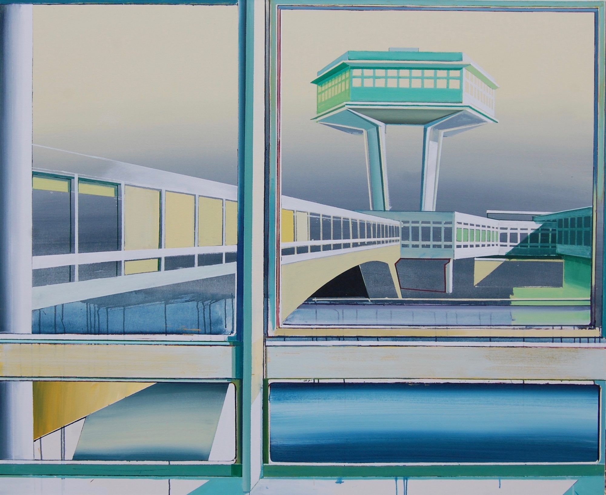 Paul Crook: Empty Buildings in Candy Colours - Jackson's Art ...