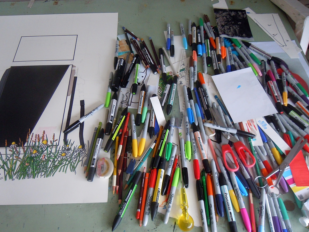 Simon Parish's drawings and paintings inspired by contemporary design ...