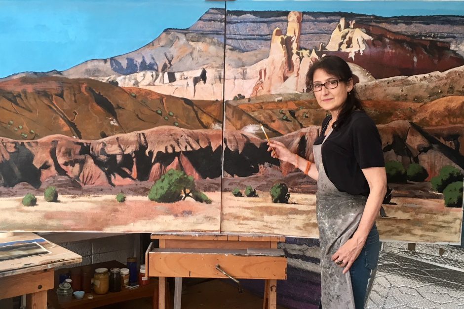 Lydia Bauman: Looking for Georgia O'Keeffe - Jackson's Art Blog