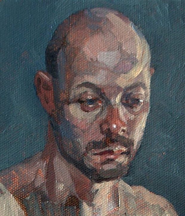 Life Model Dominic Blake On The Other Side Of The Canvas - Jackson's ...