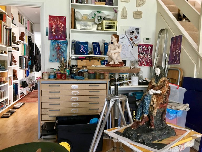 Jess Miller: Painted Clay Sculptures of the Figure - Jackson's Art Blog