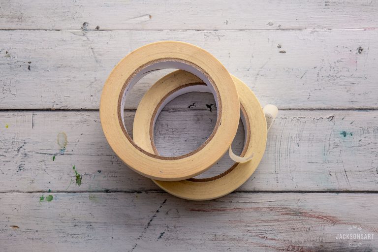 Sealing Your Masking Tape for Better Hard Edges in Acrylic Painting ...