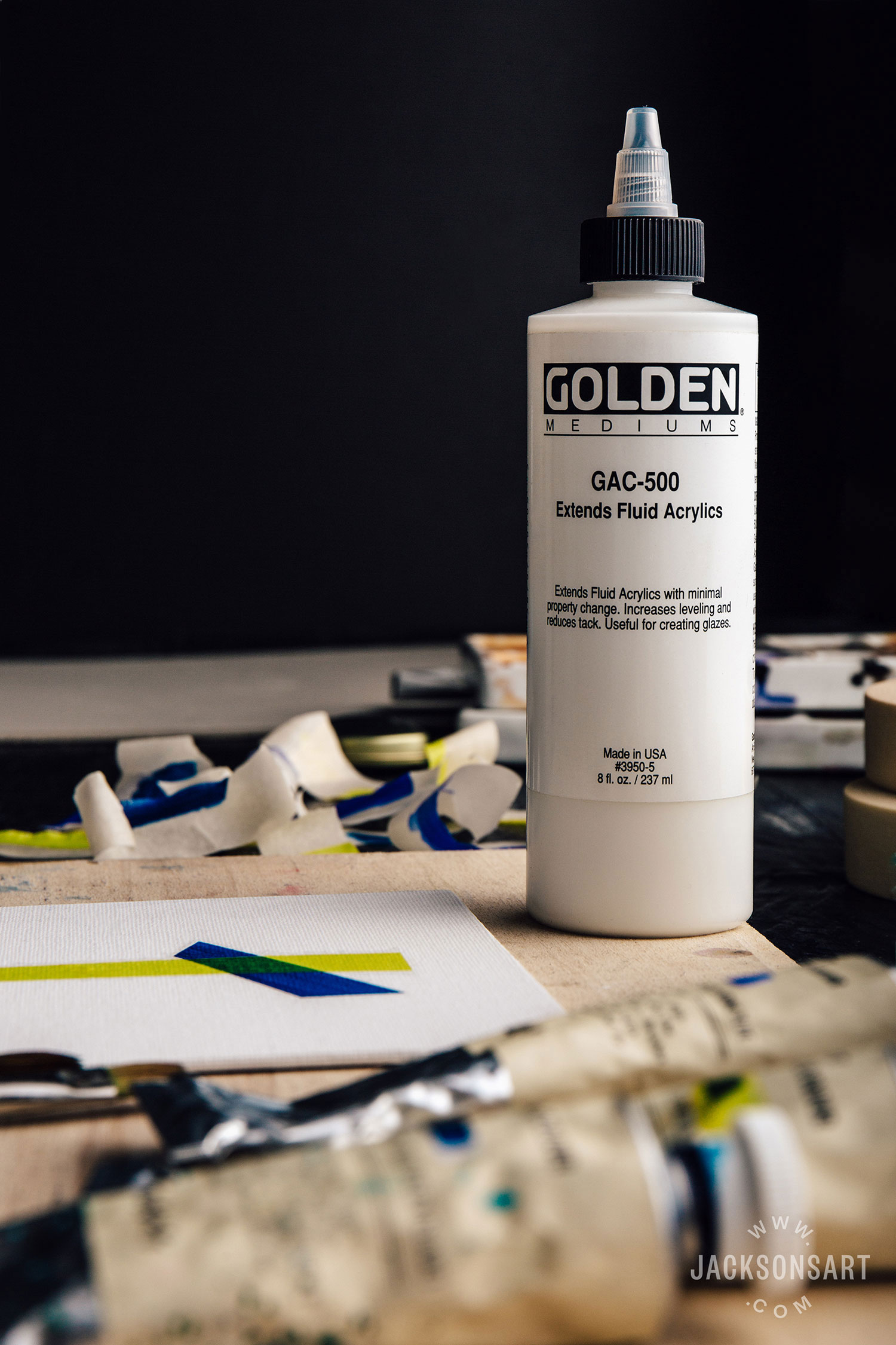 Creating Hard Edges in Acrylic Painting - Jackson's Art Blog