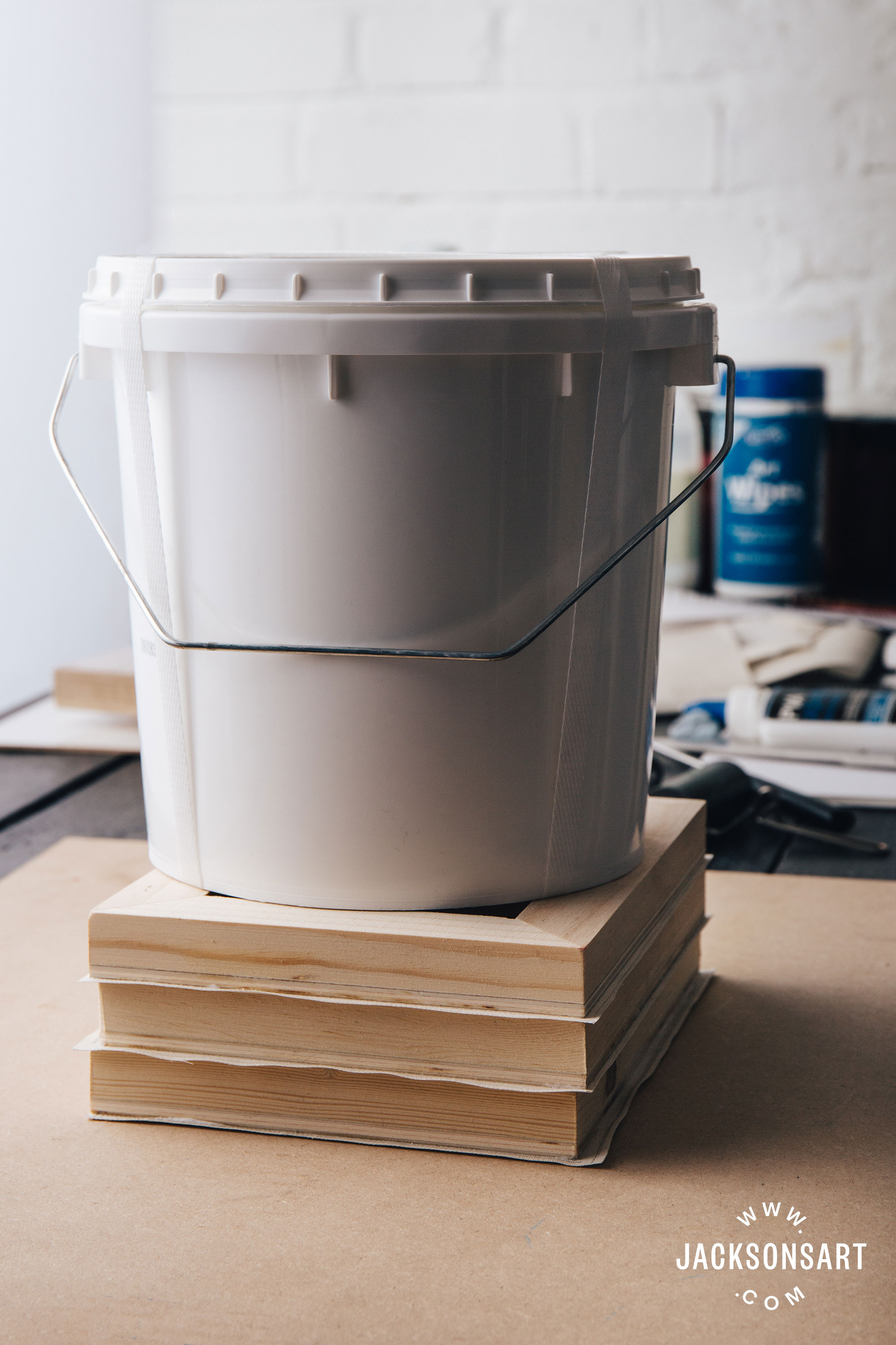 Making a Canvas Painting Panel - Jackson's Art Blog