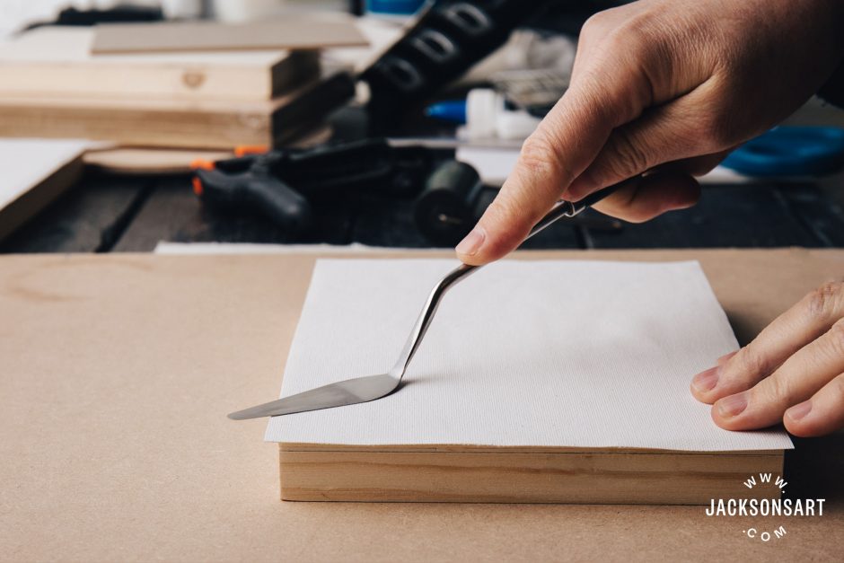 Making a Canvas Painting Panel - Jackson's Art Blog