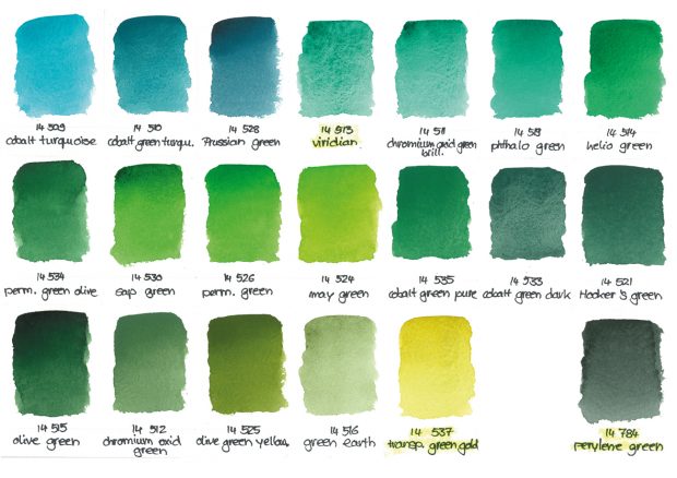 Why Would You Buy Green Watercolour Paint? - Jackson's Art Blog