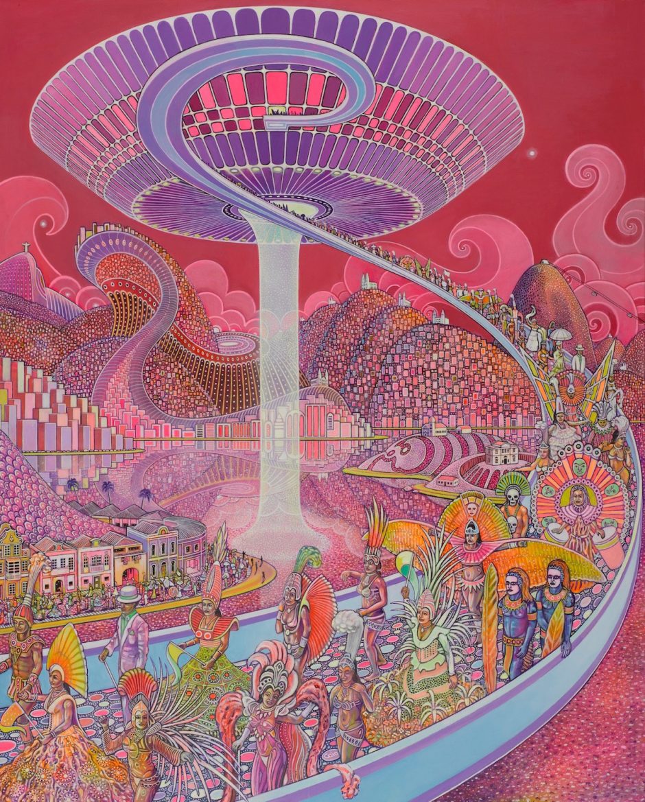 Caio Locke: Painted Utopian Futures - Jackson's Art Blog