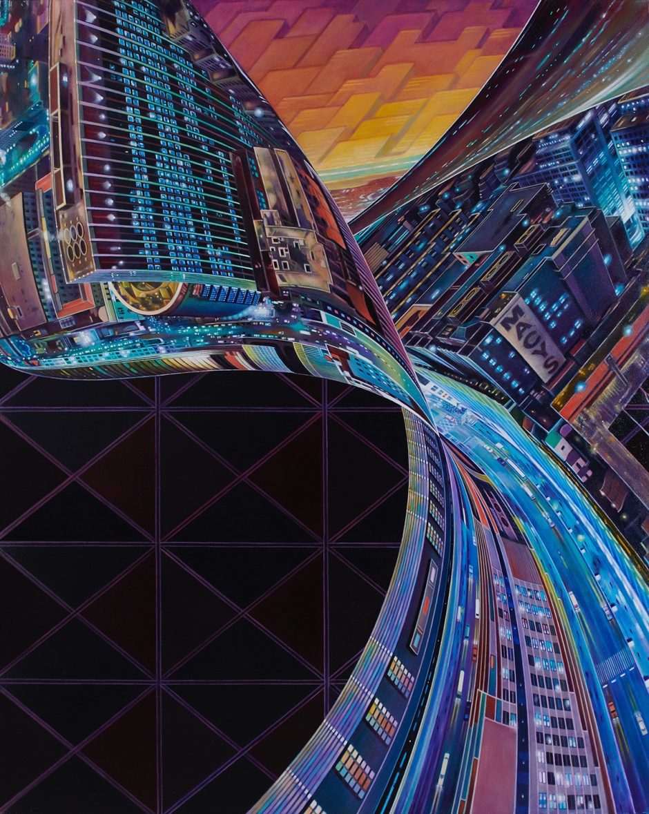 Caio Locke: Painted Utopian Futures - Jackson's Art Blog