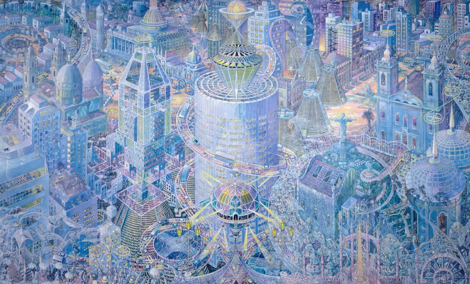 Caio Locke: Painted Utopian Futures - Jackson's Art Blog
