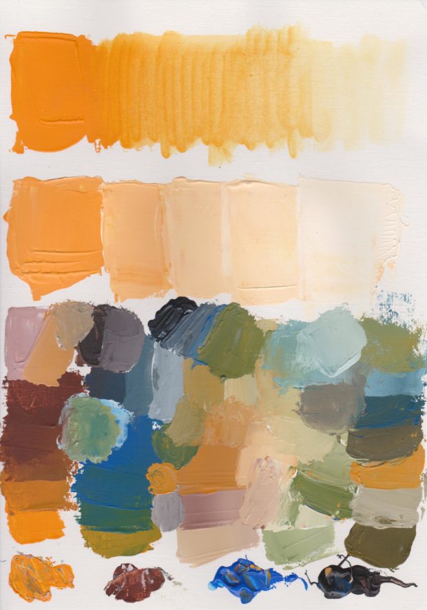 Colour Mixing: Five Yellows in Five Limited Palettes - Jackson's Art Blog