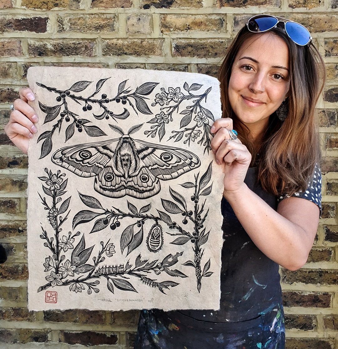 Rachael Louise Hibbs: Botanical Inspired Linocut Prints - Jackson's Art ...