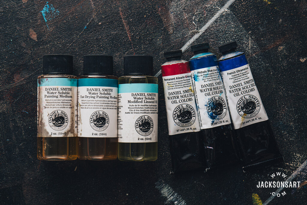 A Guide to Mediums for Water-Mixable Oil Paint - Jackson's Art Blog