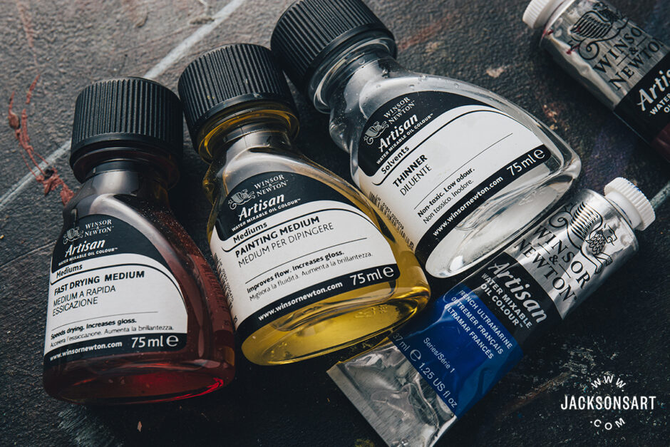 A Guide to Mediums for Water-Mixable Oil Paint - Jackson's Art Blog