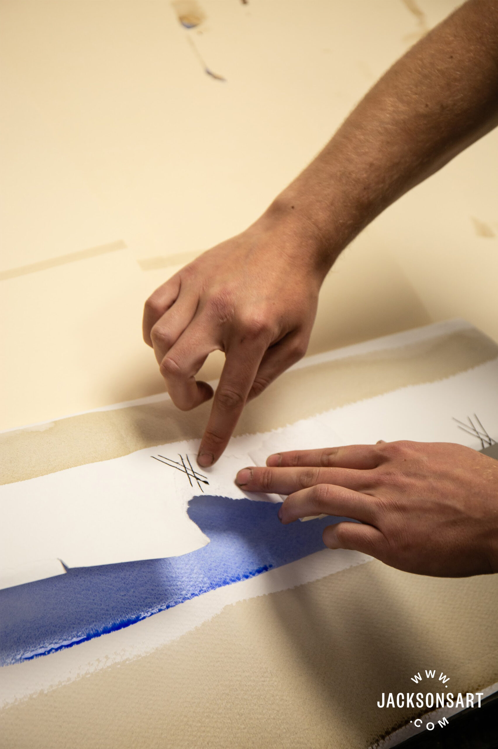 On Location at St Cuthberts Paper Mill - Jackson's Art Blog