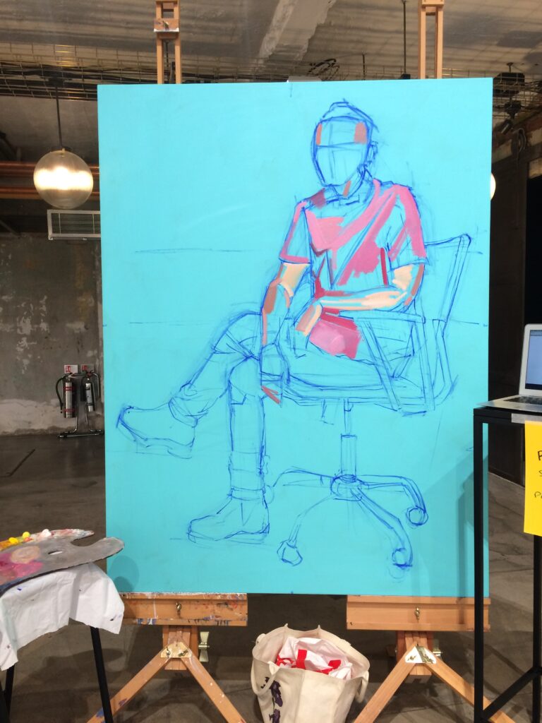 Sarah Jane Moon on Painting Lola Flash - Jackson's Art Blog