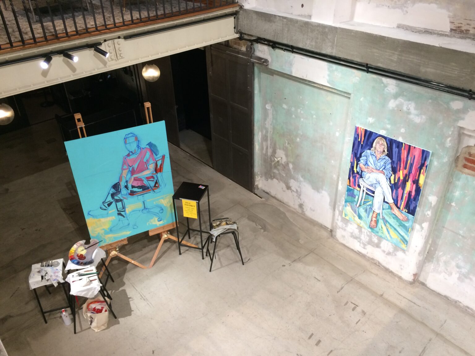 Sarah Jane Moon on Painting Lola Flash - Jackson's Art Blog