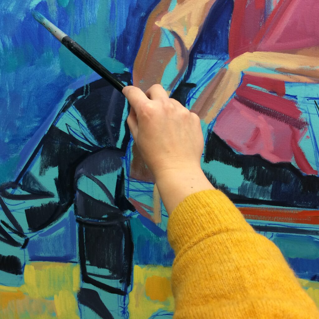 Sarah Jane Moon on Painting Lola Flash - Jackson's Art Blog