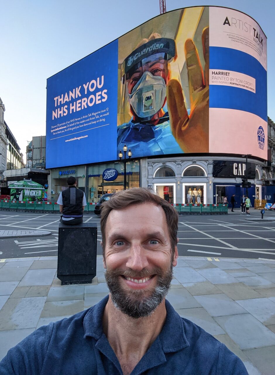 Tom Croft reflects on Portraits for NHS Heroes - Jackson's Art Blog