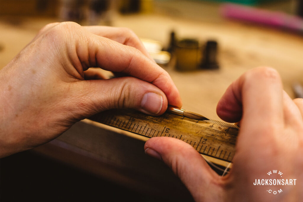 Understanding Brush Sizes - Jackson's Art Blog