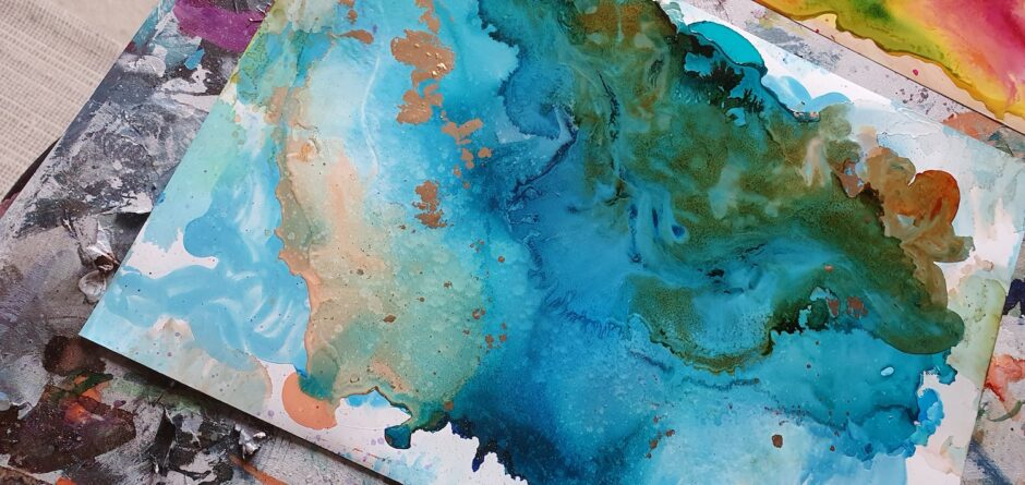 Fluid Painting with Jackson's Alcohol Inks - Jackson's Art Blog